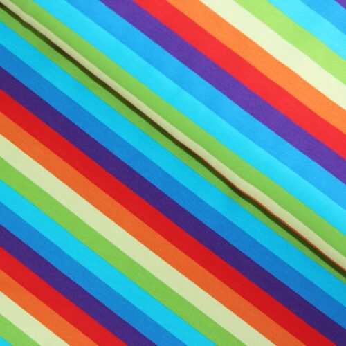 Rainbow Stripe – by the 0.5m – Second Star Fabric