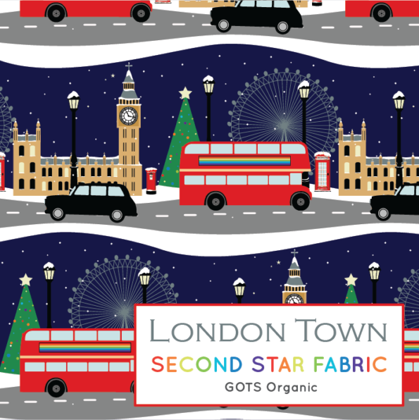 London Town – by the 0.5m – Second Star Fabric