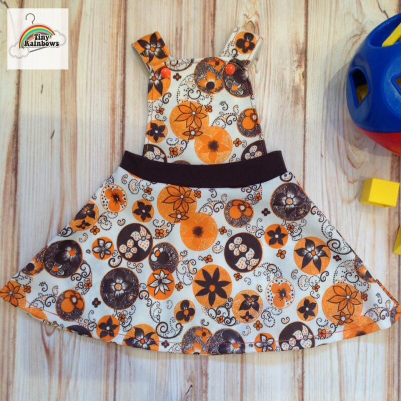 Sparkle and Roar Pinafore Free Dress Sewing Pattern
