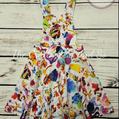 Sparkle and Roar Pinafore Free Dress Sewing Pattern